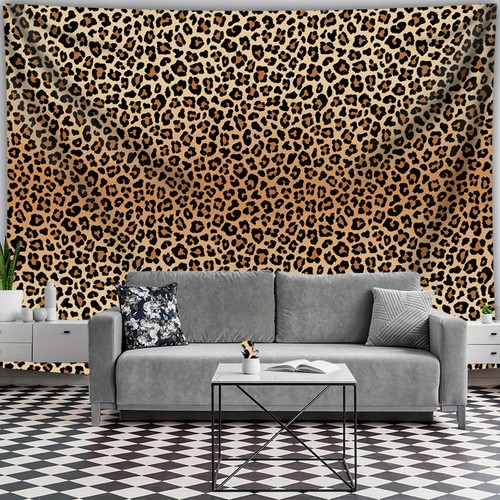 1pc Ultra Large Leopard Print Tapestry - Stylish Polyester Wall Hanging ...