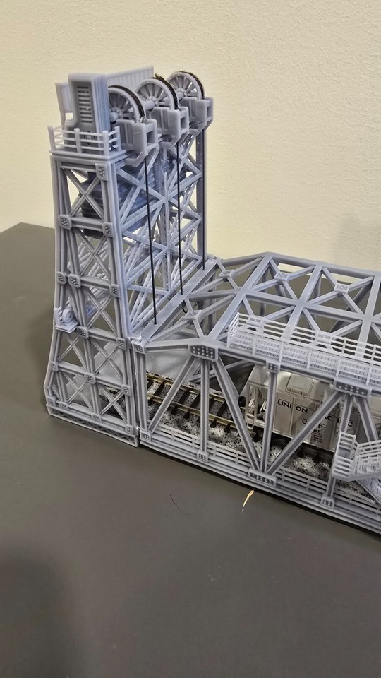 N scale Lift Bridge 1:160 Double Track | eBay