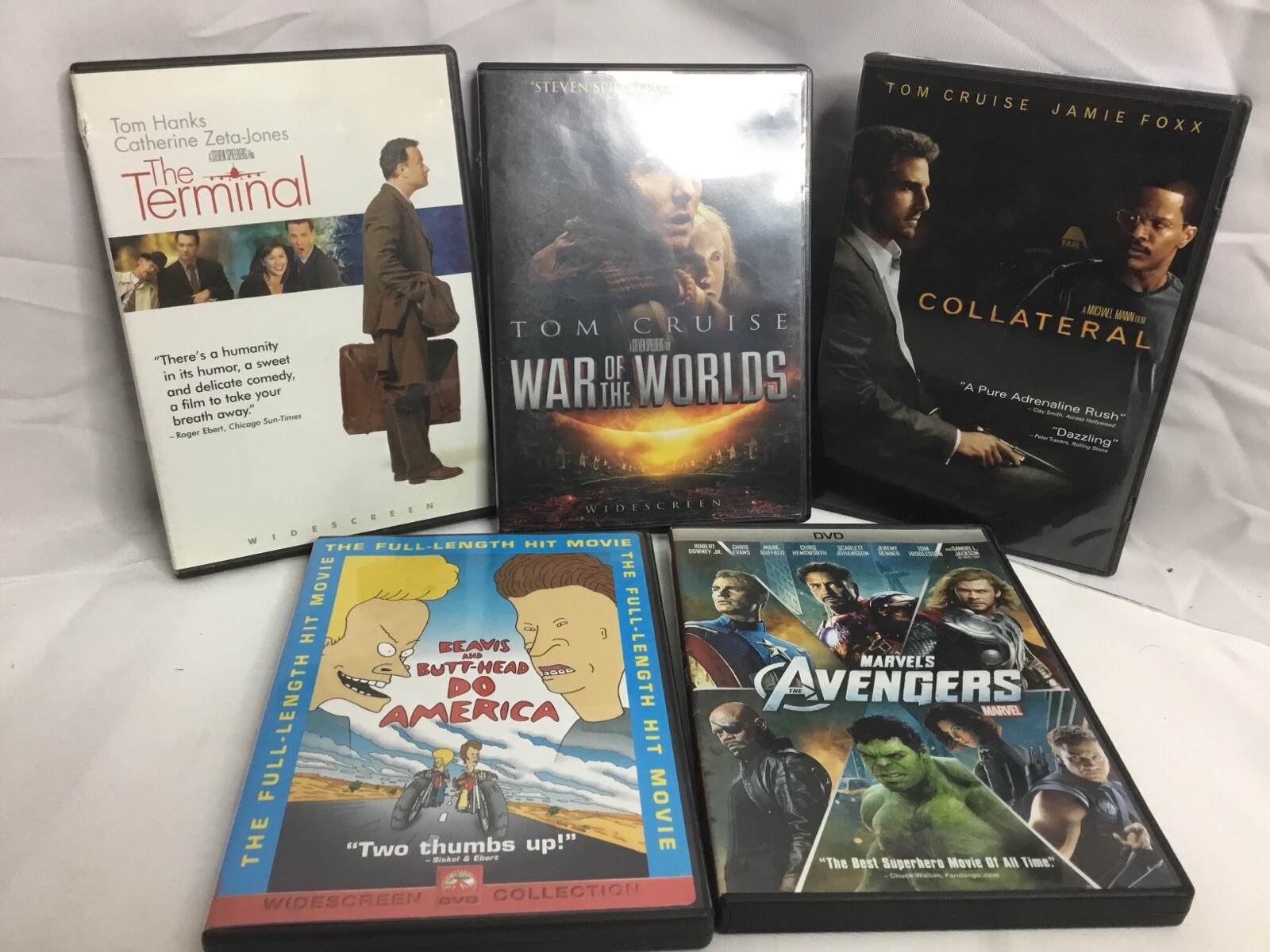 Lot Of 5 DVD Dreamworks & Paramount Avengers War Of The Worlds The ...