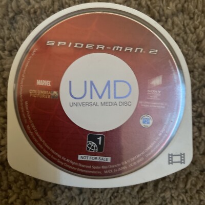 Spider-Man 2 (UMD, 2005, Universal Media Disc) *DISC ONLY* 43396112933 ...