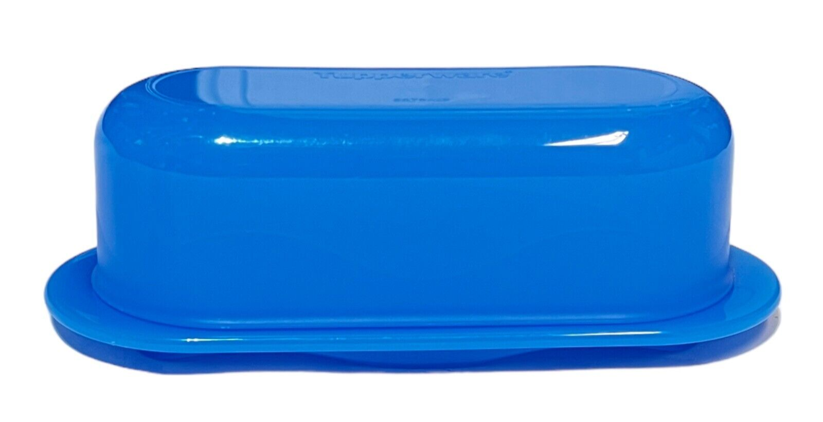 Vintage Tupperware 1 Stick Butter Dish 5079A-3 Top 5080A-1 Bottom Oval ...