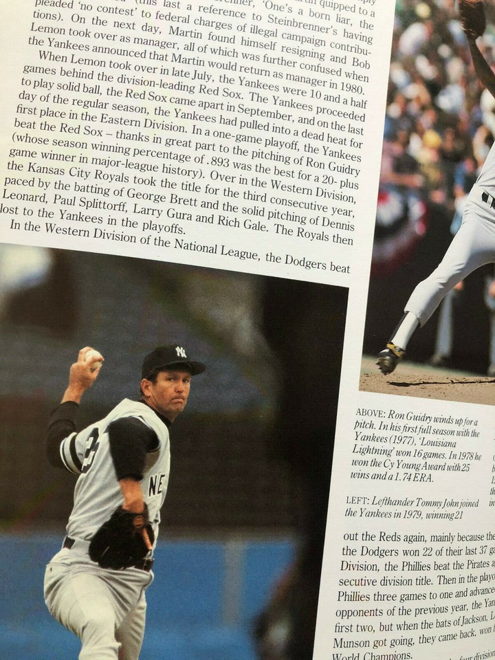 1986 The Pictorial History Of Baseball ** FREE SHIP** HUGE Book!! Rare ...