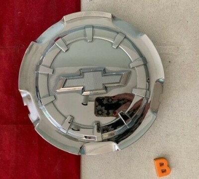 #B 1) 14 - 19 Chevrolet Tahoe Silverado Suburban Chrome OEM Center Cap ...