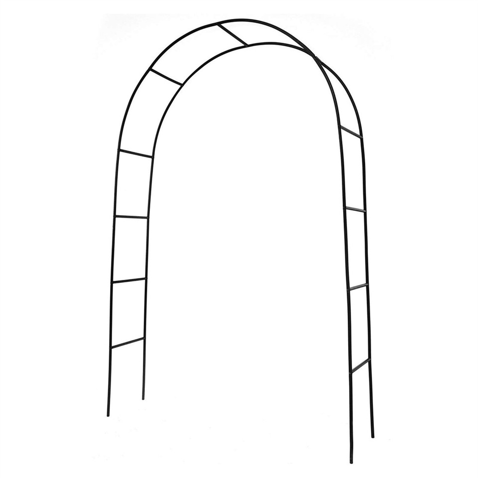 XL Garden Arch Heavy Duty Strong Tubular Archway Climbing Plants ...