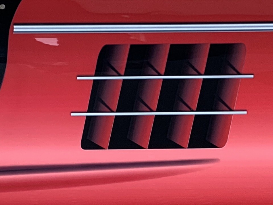 WOW!!!Curved Red Mercedes 300SL Gullwing Fender Style Wall Decor Garage ...