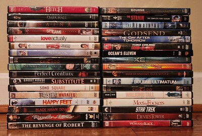 34 WHOLESALE DVD LOT MOVIES ASSORTED BULK VIDEO | eBay