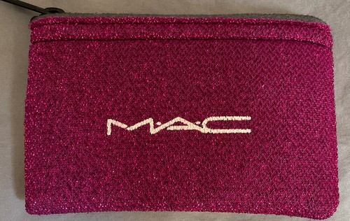 MAC Makeup Sparkly Pink Coin Purse Lipstick Bag Pouch Zip Closure | eBay