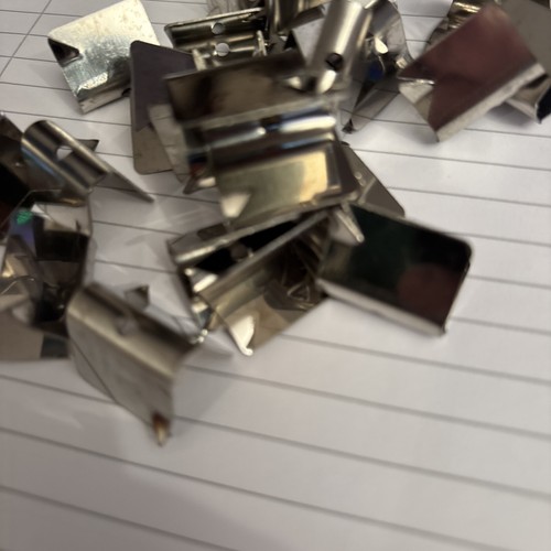 50 x Hall Clip Lead Flashing Fixing Clips Easy Fix Roof Repair 6mm to ...