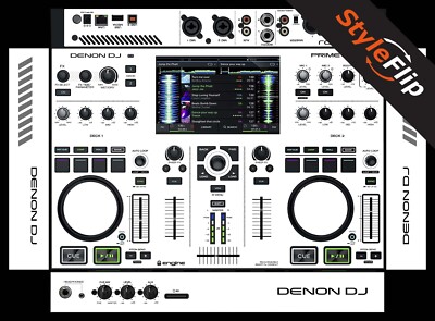 Denon Prime Go Skin | White | Protective Decal | StyleFlip Skins | eBay