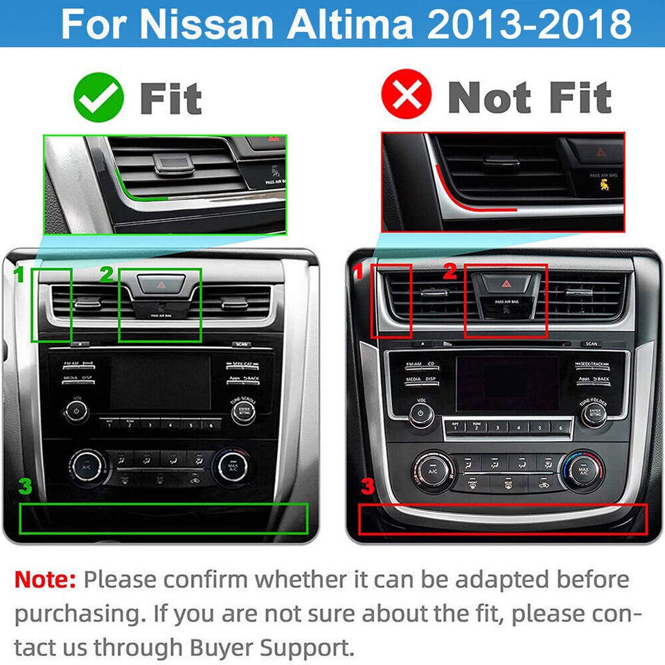 For 2013-2018 Nissan Altima Carplay Android12 Car Stereo Radio GPS Navi ...