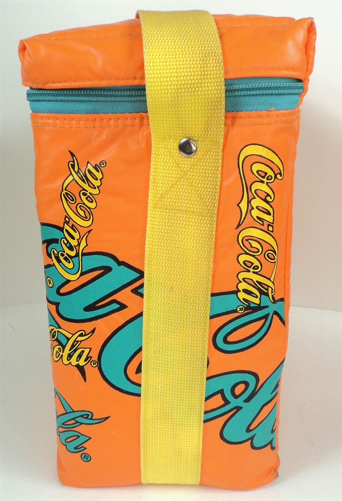 Vintage Coca-Cola Orange & Teal Soft Lunch/Drink Cooler - Leather ...