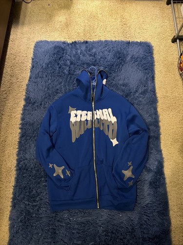 Blue full zip graphic eternal wraith hoodie/pullover/longsleeve XL | eBay