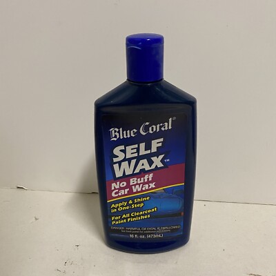Blue Coral Self Wax No Buff Car Wax | eBay