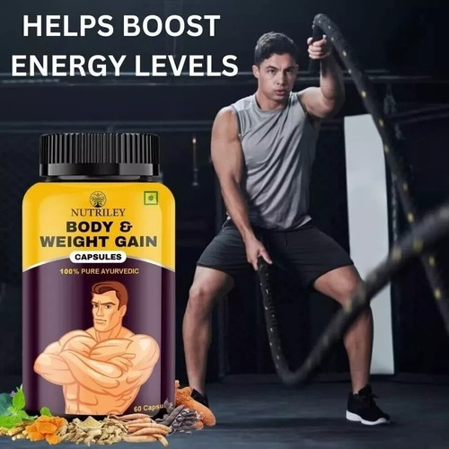 Fast Weight Gain Pills Muscle Gainer WEGHT GAIN 60 CAPSULES- Men USA ...