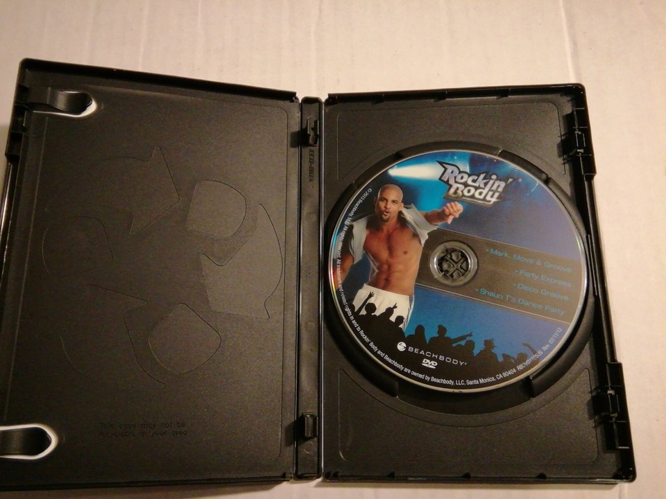Rockin’ Body Beachbody (DVD, 2008) 4 Workouts Shaun T Disco Groove ...