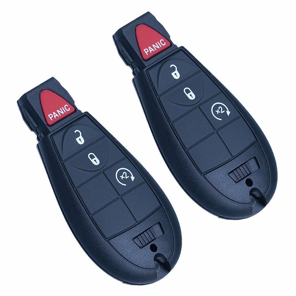 2Pcs For 2009 2010 2011 2012 Dodge Ram 1500 2500 3500 Remote Car Key ...