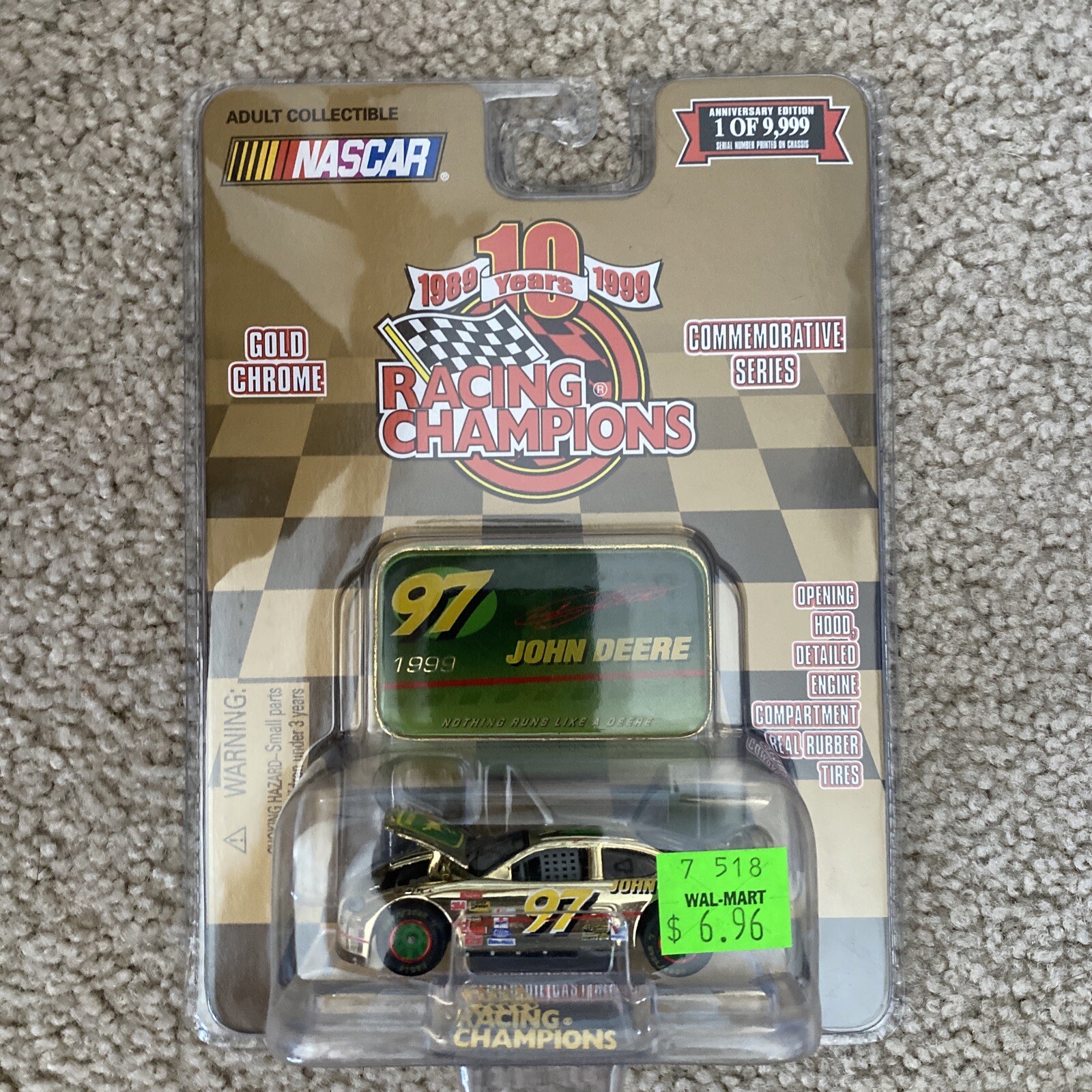 RARE Racing Champions Chad Little #97 John Deere Ford Taurus Gold ...