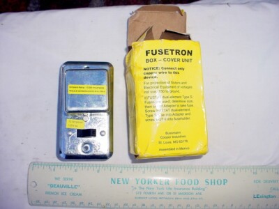 NOS Bussmann Fusetron Type SSU Fuseholder & Switch 15 Amps 125VAC | eBay
