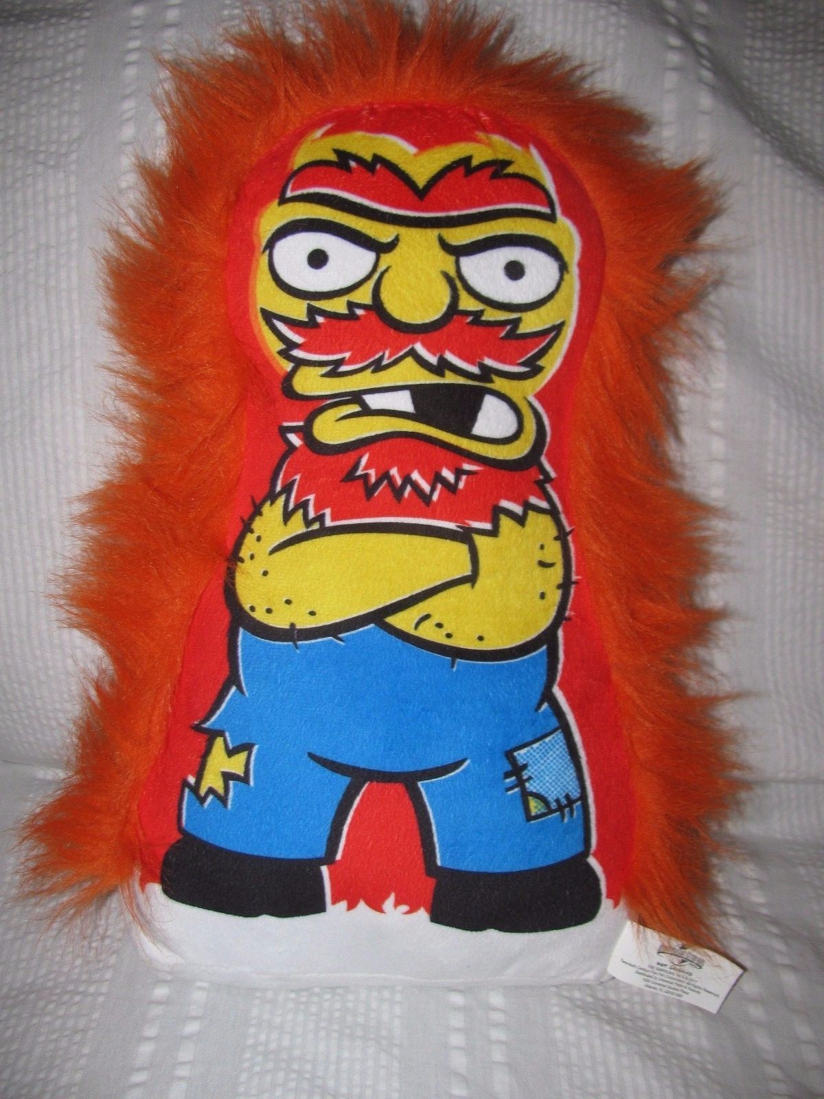 The Simpsons GROUNDSKEEPER WILLIE Plush Pillow Doll Universal Studios ...