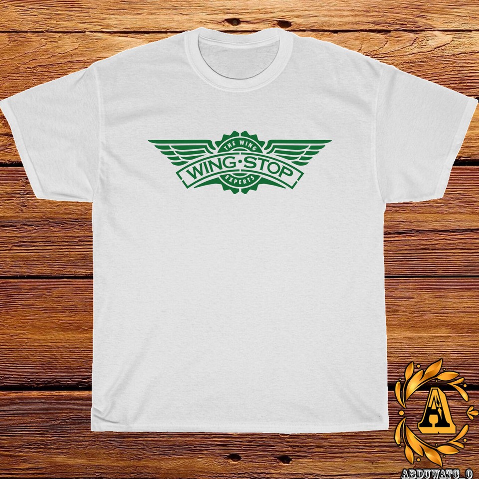 New Wingstop Restaurant Logo Black/Sport Grey/White/Navy/Red T-Shirt S ...