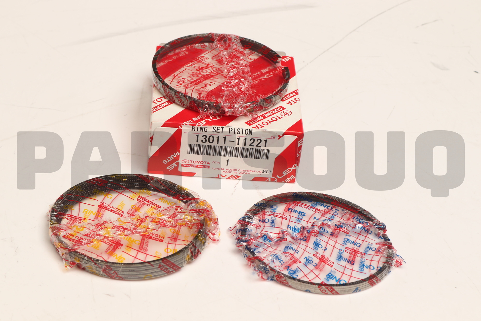 1301111221 Genuine Toyota RING SET PISTON 13011-11221 for sale online ...