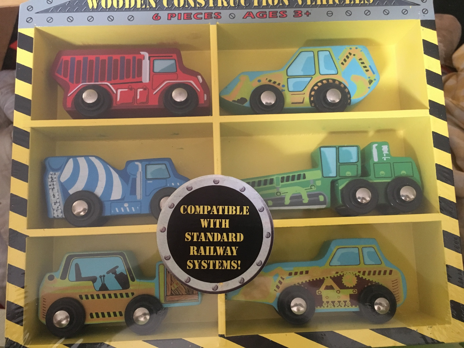 Melissa & Doug Wooden Construction Vehicles- 6 Pieces | eBay