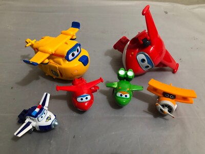 Super Wings Transforming Plane Action Figure Airplane Lot of 6 Toys | eBay