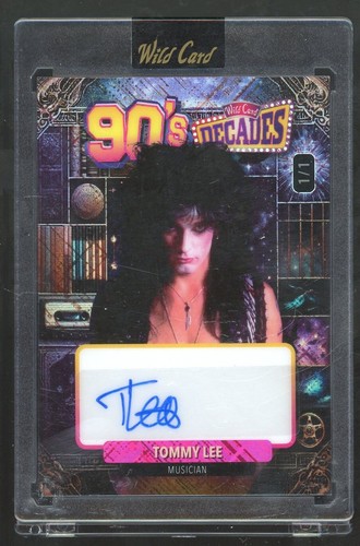 Tommy Lee 2024 Wild Card Decades 90's 1/1 autograph Motley Crue drummer | eBay