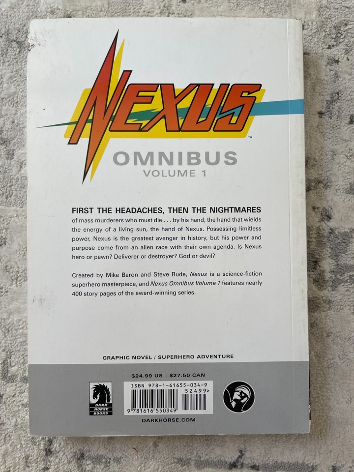 SIGNED Nexus Omnibus Vol 1 (Baron, Rude) | eBay
