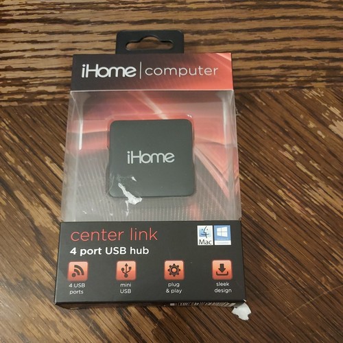 4-Port USB Hub Center Link by iHome NIB 812350037786| eBay