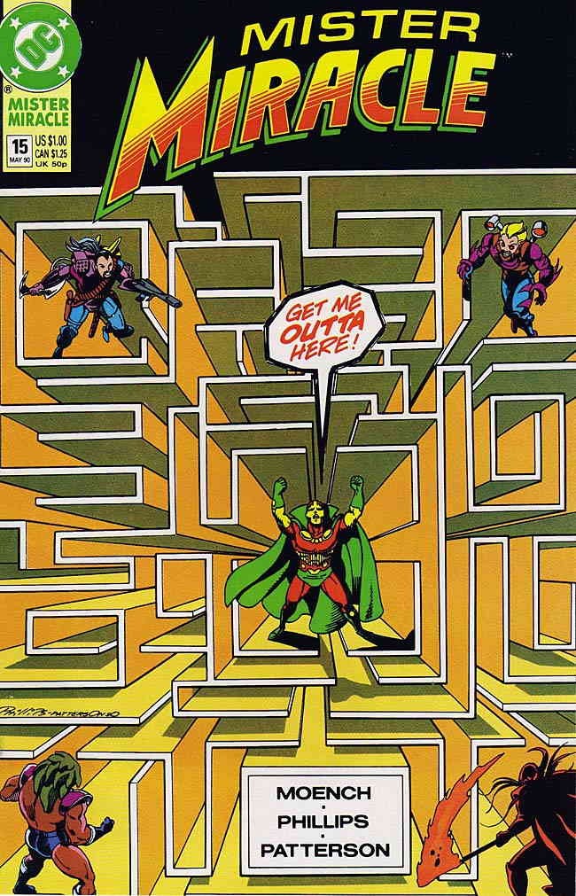 Mister Miracle (2nd Series) #15 VF; DC | Doug Moench Maze - w/Bag+Board ...