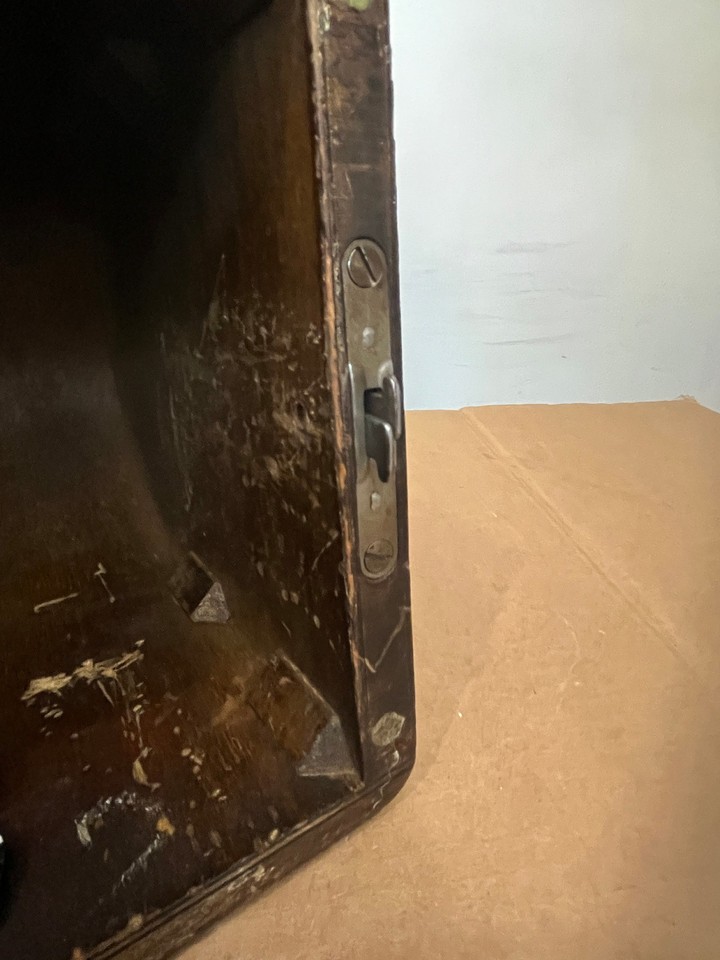 Vintage Singer Sewing Machine Bentwood 3/4 Carrying Case Lid Only | eBay