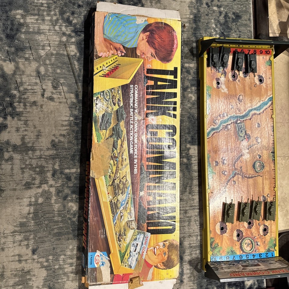 Vintage 1970s Tank Command Board Game by Ideal | eBay