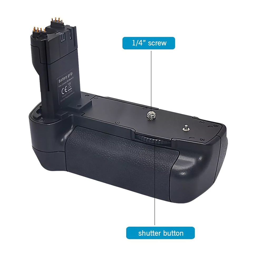 New BG-E6 Vertical Battery Hand Grip for Canon EOS 5D Mark II 5DII 5D2 ...