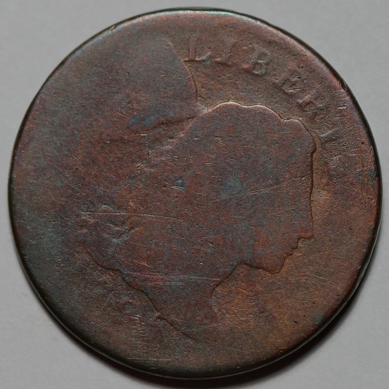 1795 Liberty Cap Large Cent - Plain Edge - US 1c Copper Coin | eBay