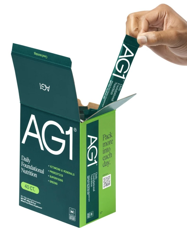 AG1 Original Formula Greens Powder Supplement Daily Nutrition 40 Travel ...