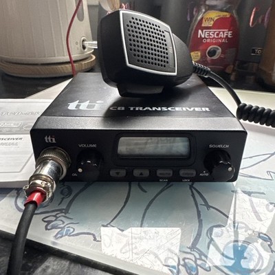 CB Radio TTI TCB-550 Multistandard 40 Channel LCD 27MHz Am FM Radio UK ...