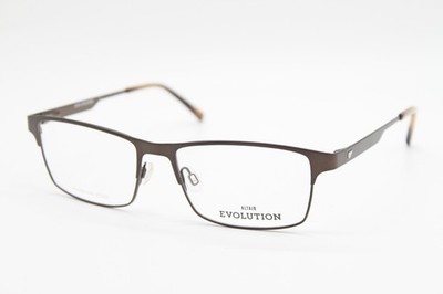NEW EVOLUTION ALTAIR BROWN A4038 (210) AUTHENTIC DESIGNER EYEGLASSES 55 ...