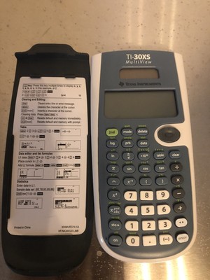 Texas Instruments TI-30XS MultiView Scientific Calculator - Blue ...
