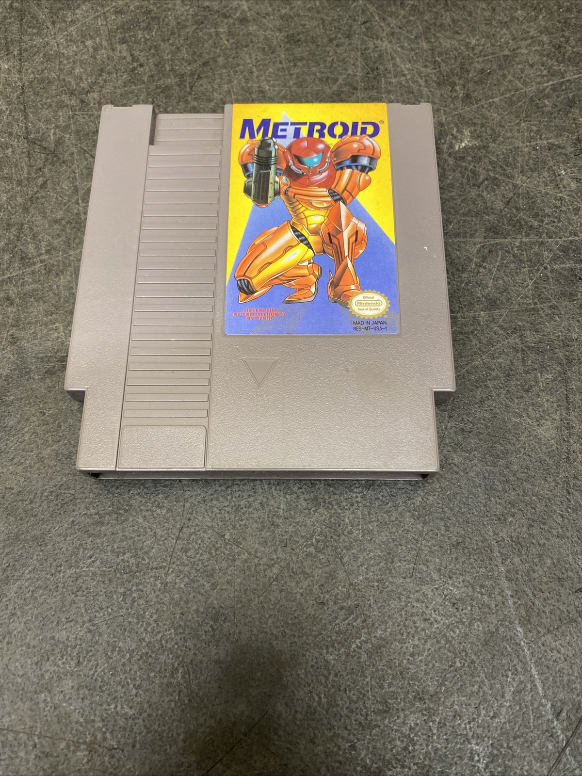 Metroid Yellow Label (Nintendo NES) - RARE - Cart & Sleeve Tested BS2 ...