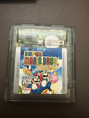 Super Mario Bros. Deluxe (Nintendo Game Boy Color, 1999) Tested And ...