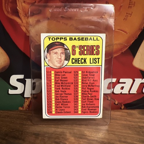 1969 Topps Baseball #504 6th Series Checklist (513-588) EX/MT | eBay