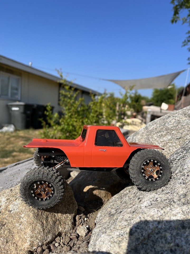 SCX24 Grade 5 Titanium Low CG Comp Chassis Kit With Sliders And Body ...