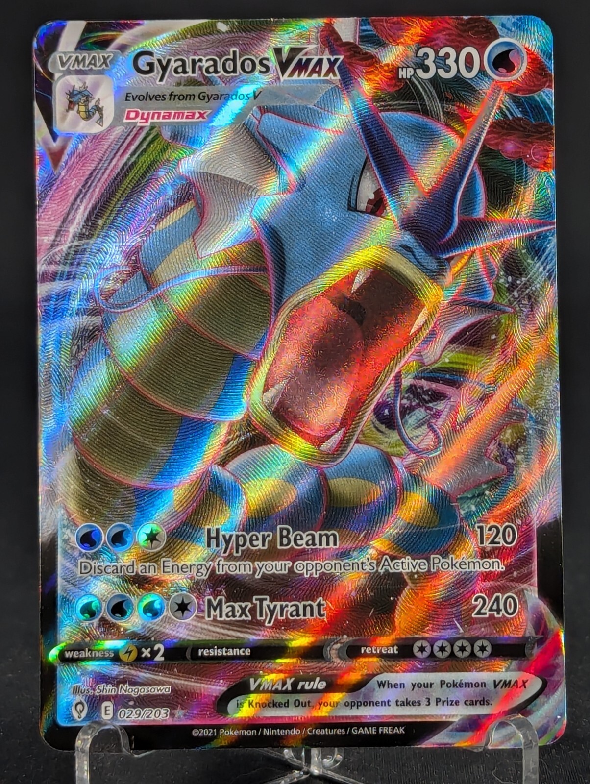 Pokemon Gyarados VMAX Evolving Skies 029/203 Holo Ultra Rare TCG NM | eBay