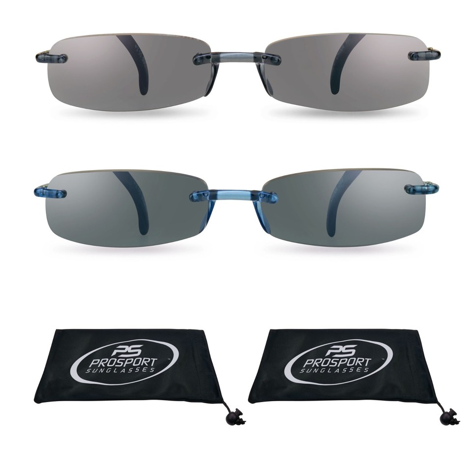 Sun Readers Thin Full Lens Tinted Reading Sunglasses Rimless Small ...