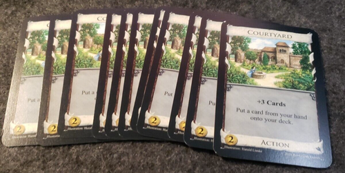 DOMINION 2ND EDITION INTRIGUE EXPANSION-COURTYARD CARD SET-{11 CARDS ...