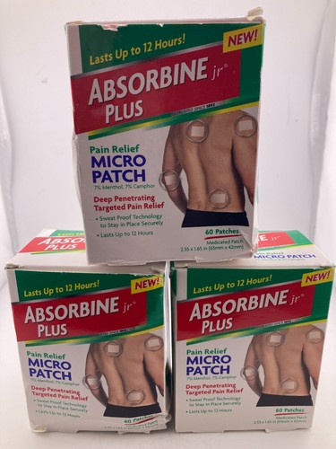 Absorbine Jr. PLUS Pain Relief Micro Patch 10/2024 for sale online | eBay