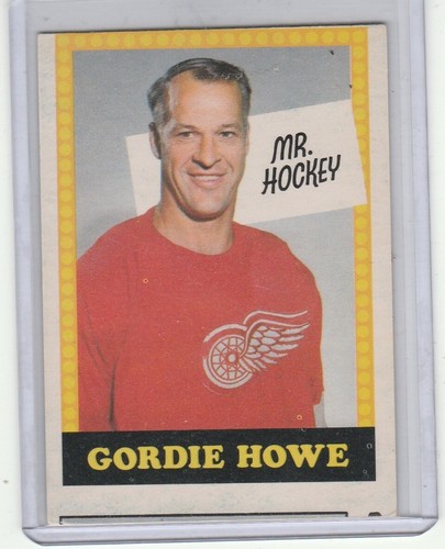 1969-70 O-Pee-Chee Gordie Howe Mr. Hockey NNO | eBay