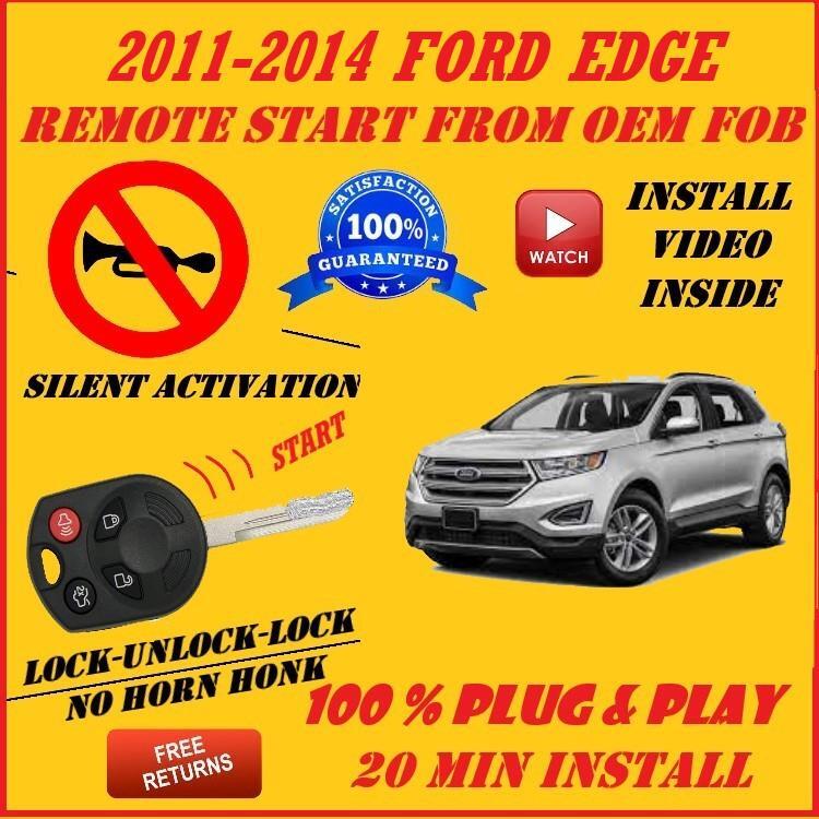 100% Plug and Play Remote Start 2011-2014 Ford Edge | eBay