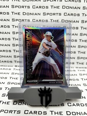 2021 Panini Prizm Draft Picks Thunderstruck Silver Ryan Webb #T-RW ...